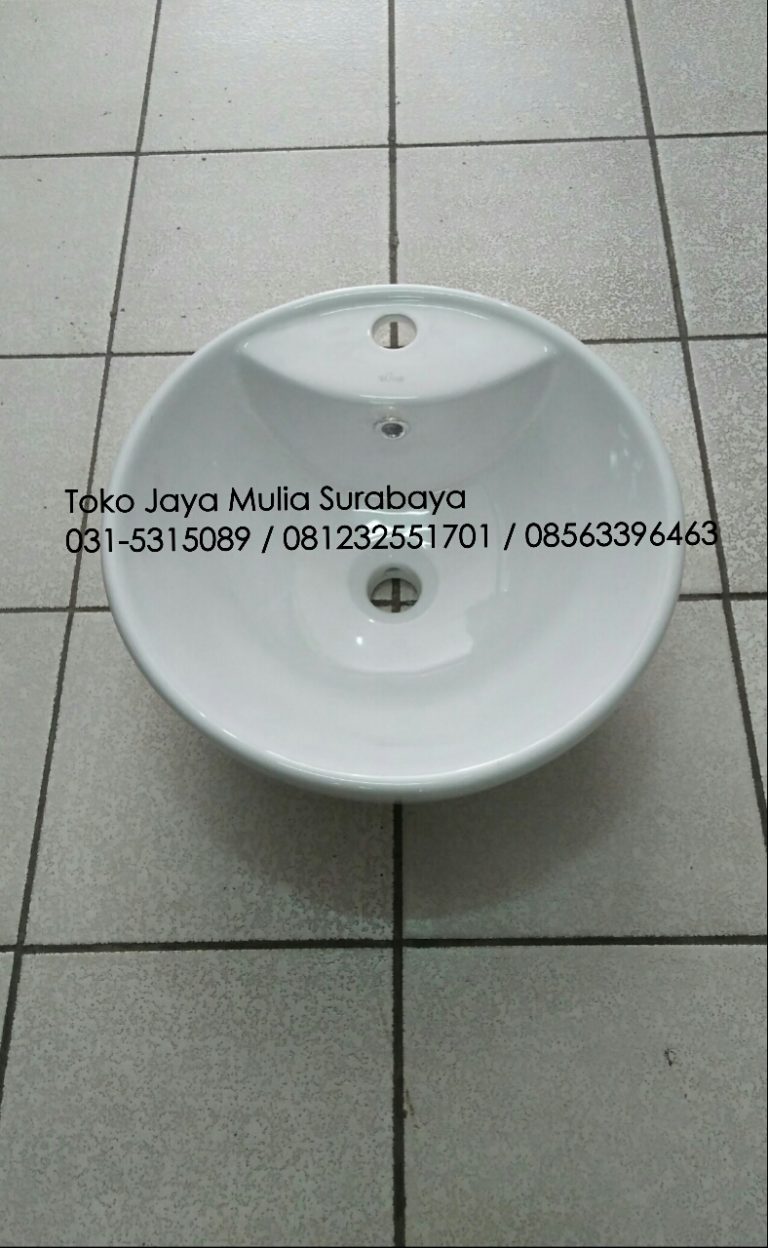Wastafel Meja Model Bulat | kranairsurabaya